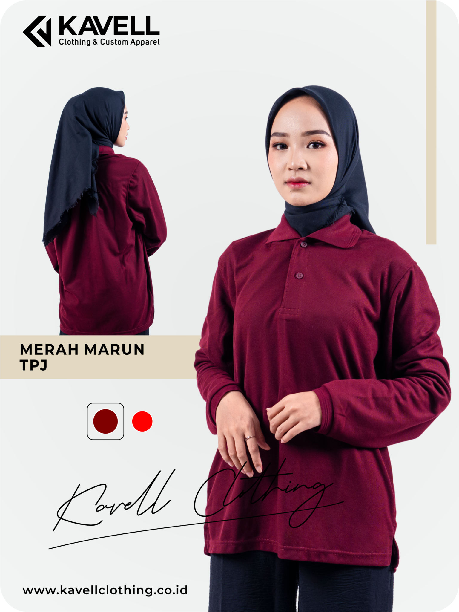 Kaos Polo Lengan Panjang - Jual Kaos Polo Jogja Berkualitas - Kavell ...